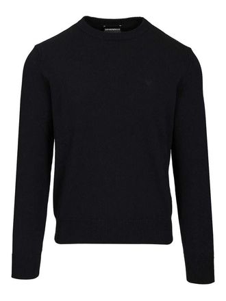 Emporio Armani Pull Col Rond - Bleu