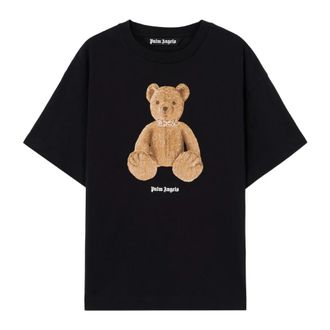 Palm Angels Bear Regular Tee - - Tops - Herren - Schwarzk - XL