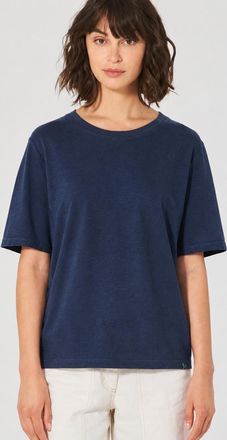 Hempage Hempage Damen vegan T-Shirt Combination Navy