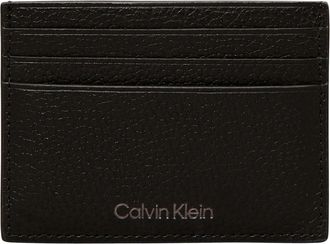 Calvin Klein Herren Kartenetui Warmth Cardholder Klein, Schwarz (Ck Black), Einheitsgr&ouml;&szlig;e