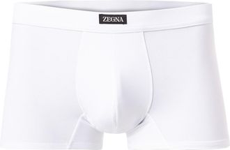 Ermenegildo Zegna Herren Trunk weiß Viskose/Modal unifarben