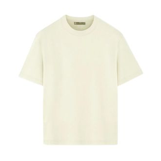 Loro Piana unisex, Tops, Blanc, Taille: S T-Shirt en tissu