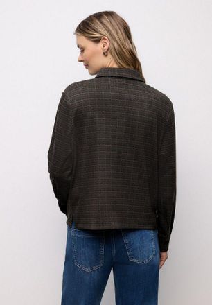 Street One Langarmbluse mit Karomuster