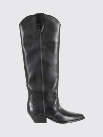 Isabel Marant Kniehohe Westernstiefel aus glattem Kalbsleder