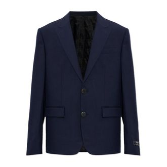 Balmain Wollblazer - - Jackets - Herren - Blau - M