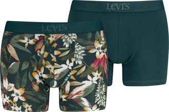 Levi's Boxer LEVIS, Herren, Gr. M, gr&uuml;n (gr&uuml;n combo), Obermaterial: 95% Baumwolle, 5% Elasthan, Unterhosen