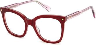 Polaroid Femme, Accessoires, Rouge, Taille: 51 MM D507 Optical Frame
