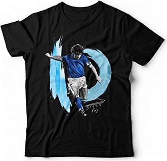 Generico T-shirt Diego Diez - D1os Naples - Tailles de S à XXL, Noir, XL