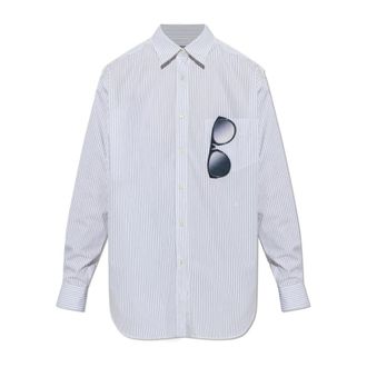 Moschino Femme, Blouses et Chemises, Blanc, Taille: 40 FR Chemise &agrave; Poche
