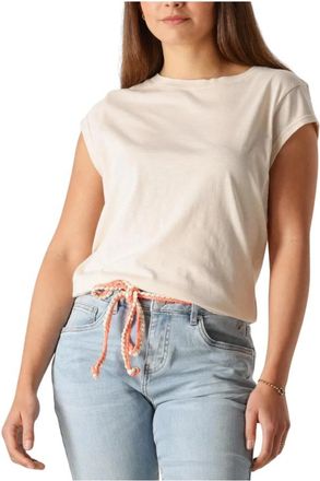 Coster Copenhagen Basic T-Shirt in Cremefarbe - - Tops - Damen - Beige - XL