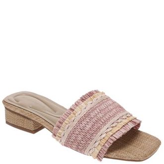 Easy Spirit Graciela Sandales pour femme, Clay-natural-coral-raphia, 38 EU Large