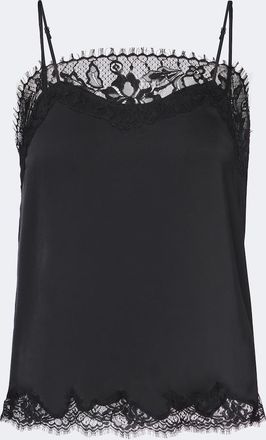 Faithfull The Brand Top Marisol aus Satin mit Spitze