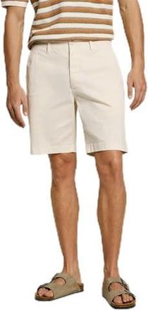 Pepe Jeans London Short Chino r&eacute;gulier pour Homme, Beige (Blanc Ivoire), 33W
