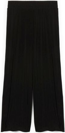 Fiorella Rubino Femme, Pantalons, Noir, Taille: 40 FR Pantalon large en jersey