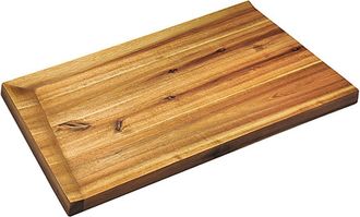 KESPER Schneid- und Servierbrett 48 x 36,5 cm aus Akazienholz/Schneidbrett/Schneidebrett Holz