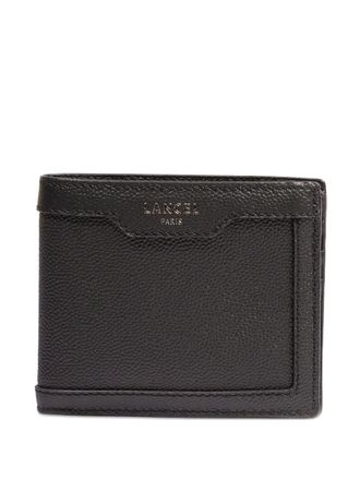Lancel portefeuille compact en cuir - Noir