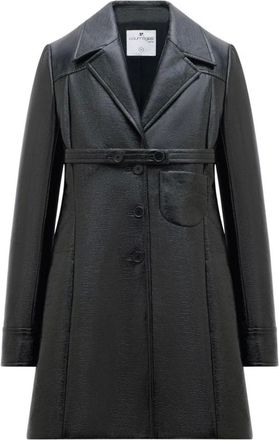 Courr&egrave;ges Heritage Coat - Femme - Manteaux - Noir - Taille: 38 FR