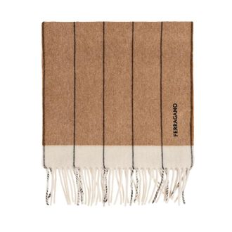 Ferragamo SR Herringes Schal - - Accessories - Herren - Beige - ONE SIZE