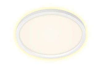 Briloner Briloner Leuchten - LED Deckenleuchte, Deckenlampe inkl. Backlight-Effekt, 22 Watt, 3.000 Lumen, 3.000 Kelvin, Weiß, Ø 42,5cm