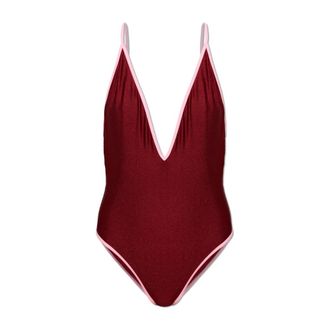 Moschino Femme, Maillots de bain, Rouge, Taille: 40 FR Maillot de bain une pi&egrave;ce