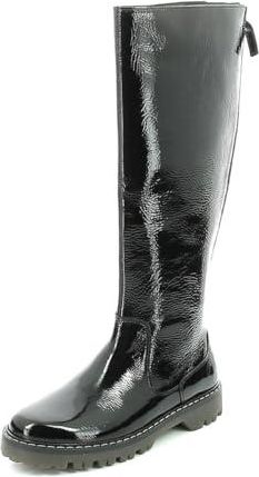 Kickers Kick Deckboot, Bottes Femme, Noir Vernis, 36