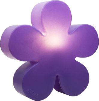 8 Seasons design Shining Flower Deko-Lampe Blume Ø 40cm (Violett), E27 Fassung inkl. Leuchtmittel in warmweiß, als Indoor- & Outdoor Deko, Kinderzimmer