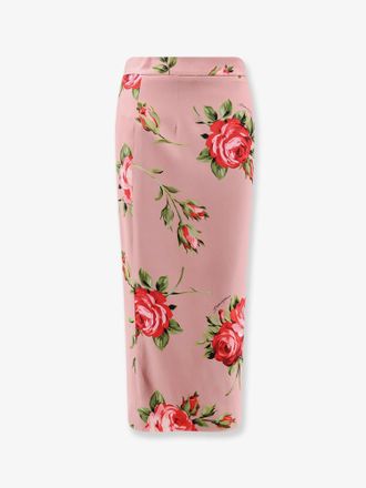 Dolce & Gabbana Stretch silk long skirt - DOLCE & GABBANA - gender_Woman