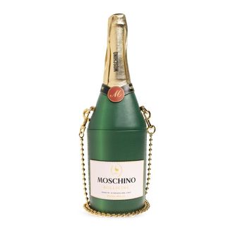 Moschino Femme, Sacs, Vert, Taille: ONE Size Sac Bouteille de Champagne