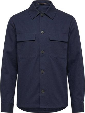 Incotex Herren Overshirt aus Baumwolle