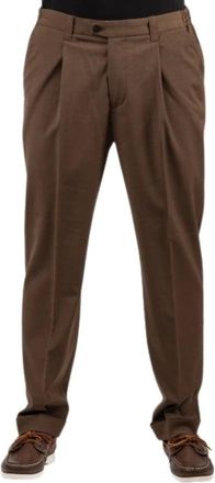 Hindustrie Homme, Pantalons, Brun, Taille: L Amalfi Pantalons