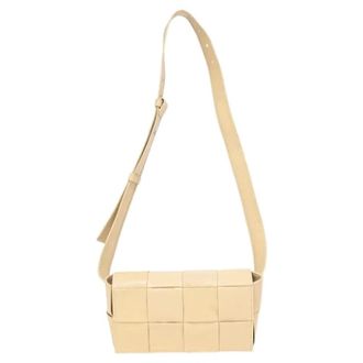 Bottega Veneta Sac banane Maxi Cassette Pre-owned - Femme - Pre-owned - Beige - Taille: ONE Size