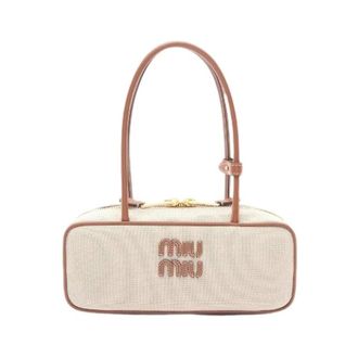 Miu Miu Pre-owned Canvas Small Handbag - - Pre-owned - Damen - Beige - ONE SIZE