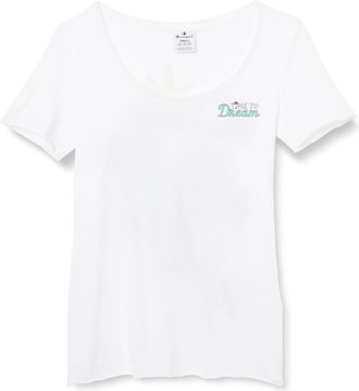 Champion Damen Legacy Minimalist Resort W-Graphic Regular S/S Crewneck T-Shirt, Weiß, Small