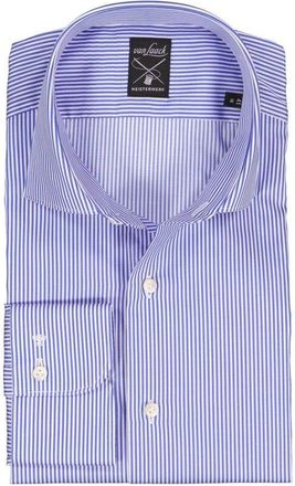 van Laack Herren Hemd blau gestreift