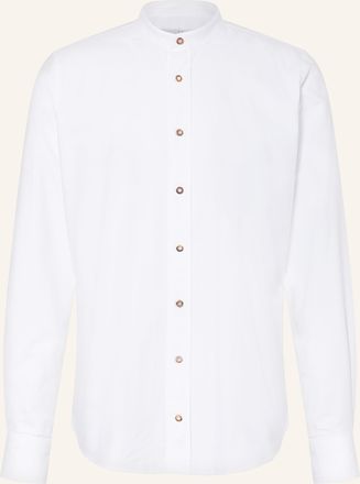 DU4 Trachtenhemd Hansi Slim Fit Mit Stehkragen weiss