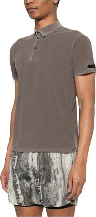 Roberto Ricci Design Rrd, Homme, Tops, Brun, Taille: L Polo &agrave; &eacute;cusson logo