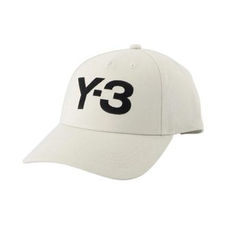 Yohji Yamamoto unisex, Accessoires, Blanc, Taille: S/M Casquette en Coton Blanc - Mod&egrave;le &Eacute;l&eacute;gant