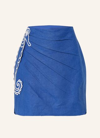 Farm Rio Farm Rio Leinenrock Seahorse Blue Embroidery blau