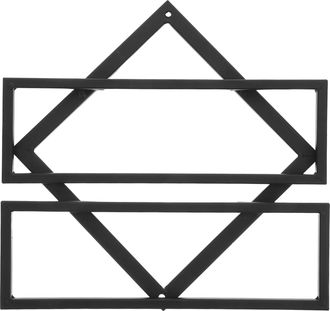 BESPORTBLE Wandmontiertes Weinregal aus Stabilem Langlebiger Weinflaschenhalter zur Wandbefestigung Kreatives Design als Dekoration Einfache Montage für Weinlieb