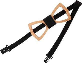 Yardwe Noeud Bois Homme &Eacute;l&eacute;gant Bambou &Eacute;cologique Noeud L&eacute;ger pour Mariage F&ecirc;te et C&eacute;r&eacute;monie Accessoire Unique et pour Costume Homme