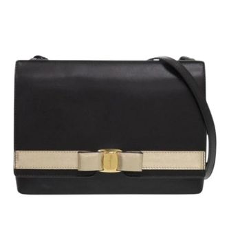 Ferragamo Pre-owned Leder Crossbody Bag - - Pre-owned - Damen - Schwarzk - ONE SIZE