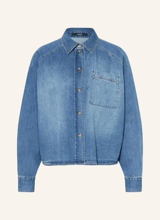 someday Someday Jeansbluse Zebru blau