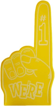 Generic Schaumsportfinger - Victory -Geste des Palume Eva, Handschuhe Zu Applaudieren, Ermutigung Zubeh&ouml;r, 18 Zoll Riesige Schaumfinger F&uuml;r Sport - Helle Farb