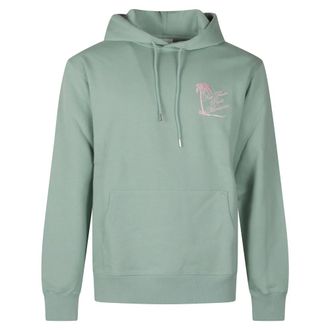Dr&ocirc;le de Monsieur Homme, Sweatshirts et sweats &agrave; capuche, Vert, Taille: M Slogan Palmier Sweat &agrave; capuche