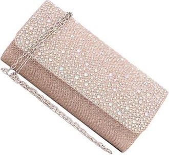 IFUNDOM Pochette de Soir&eacute;e de Paquet &agrave; Main &Eacute;l&eacute;gant &agrave; Cha&icirc;ne Taille Compacte pour Mariage et &Eacute;v&eacute;nements Habill&eacute;s