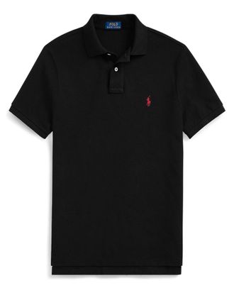 Ralph Lauren Poloshirt Custom Slim Fit in Mesh-Qualit&auml;t in
