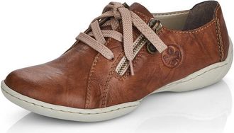 Rieker Damen Bequemschuhe 58821, Frauen Schnürschuhe,straßenschuhe,Strassenschuhe,Schnuerung,lace-up Shoes,Low-tie,bequem,braun (22),37 EU / 4 UK
