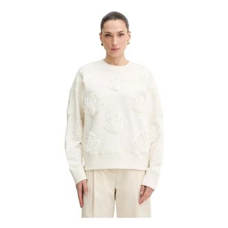 Forte_Forte Mon SweaT-shirt T-shirt - Femme - Sweatshirts et sweats &agrave; capuche - Beige - Taille: 38 FR