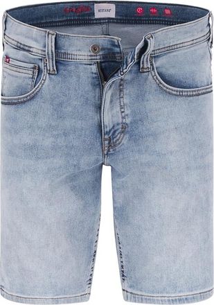 Mustang Jeans Herren Jeansshorts blau Baumwoll-Stretch