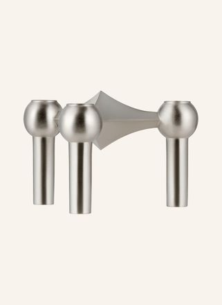 Stoff Nagel Stoff Nagel Kerzenhalter silber